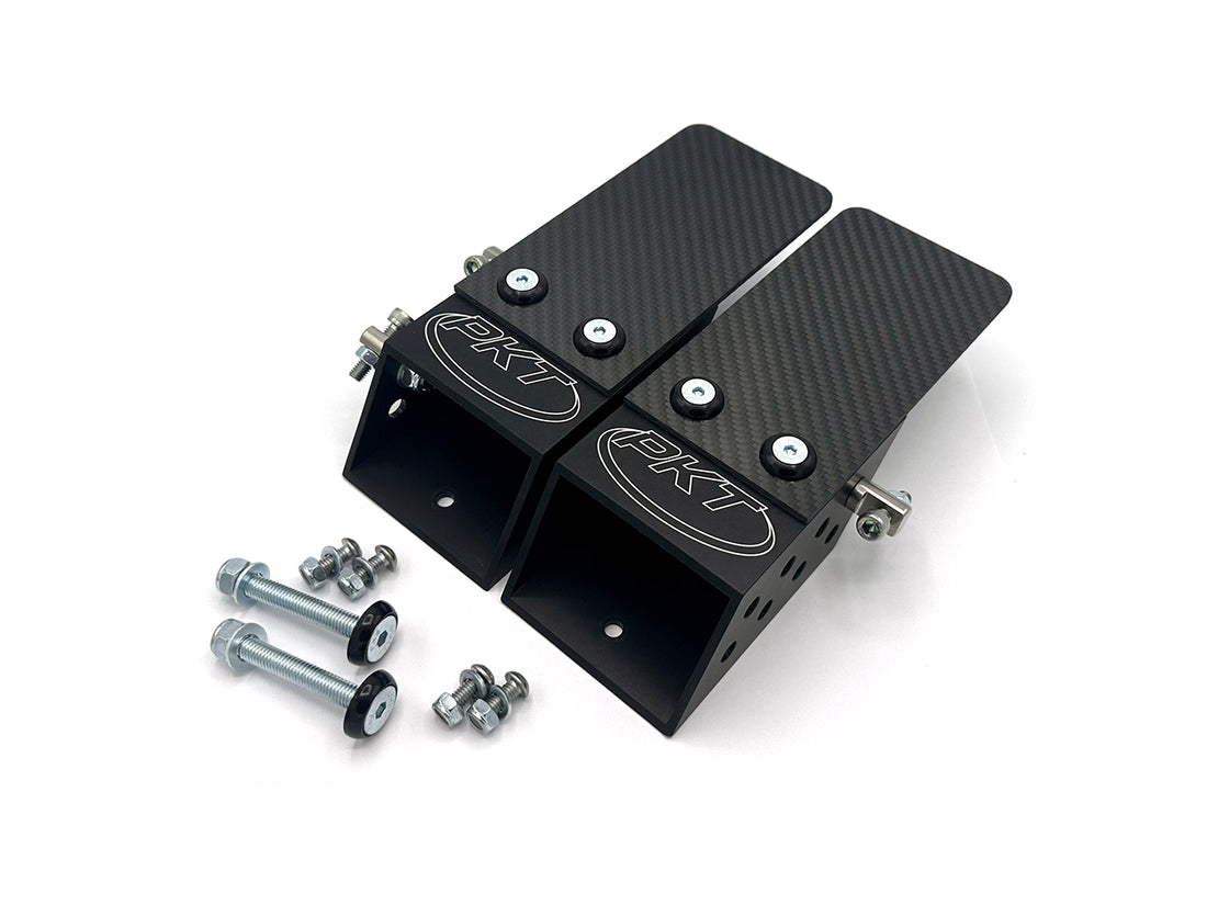 PKT 2" CF Pedal Risers for Billet Pedals | PKT