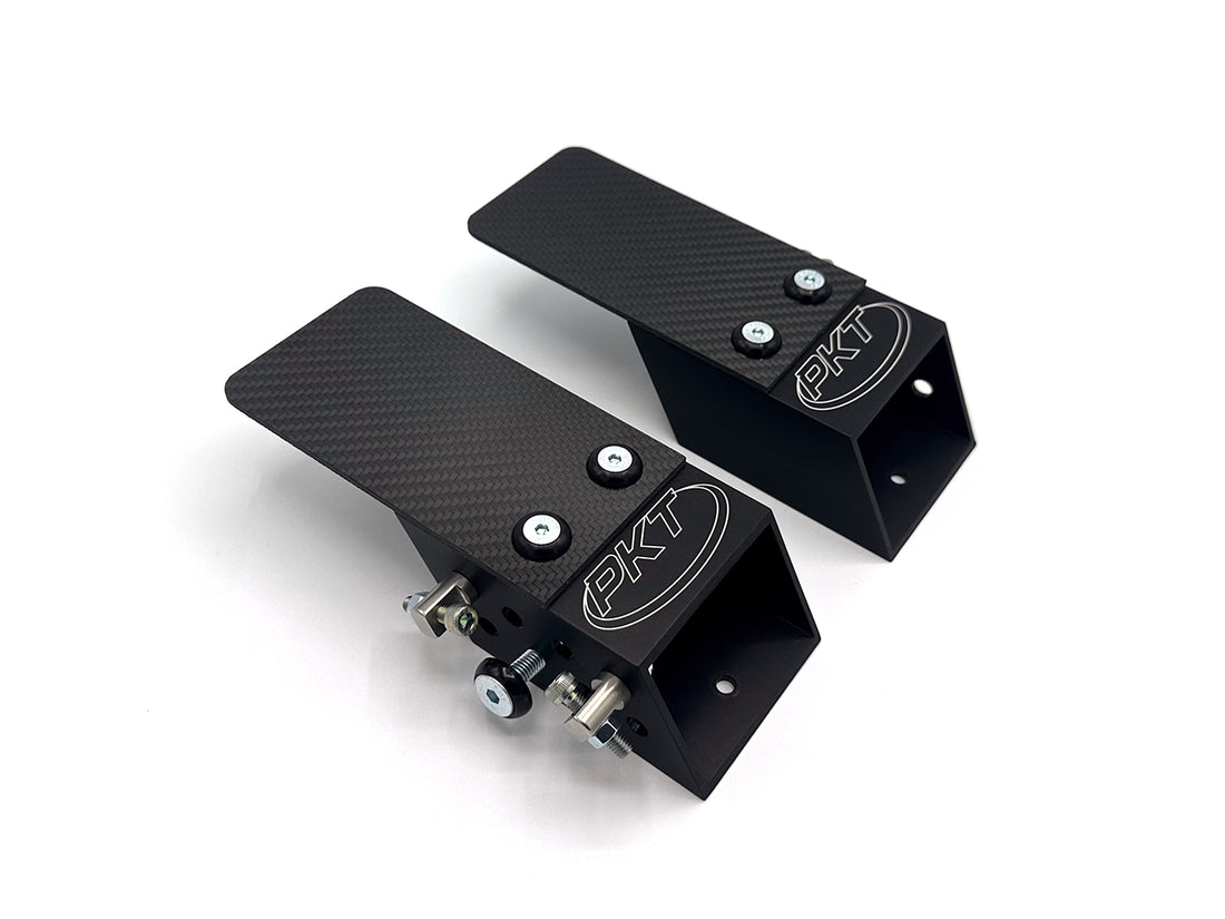 PKT 2" CF Pedal Risers for Billet Pedals | PKT